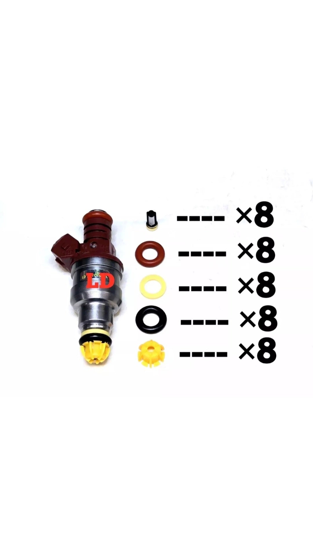 Injector repair kit for Bosch 0280150778 / 13641466396 – LD AUTOPARTS