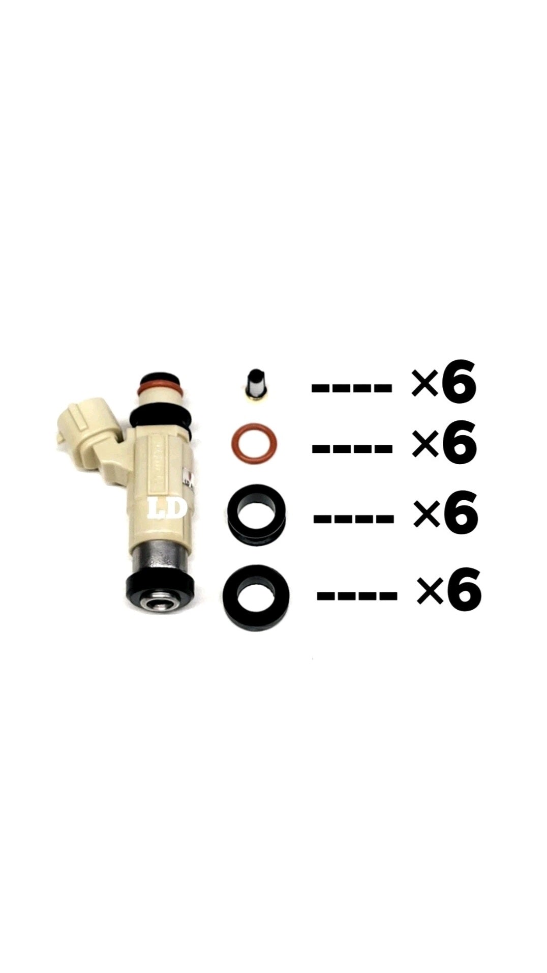 Injector repair kit for INP-774 / 15710-52D00 – LD AUTOPARTS