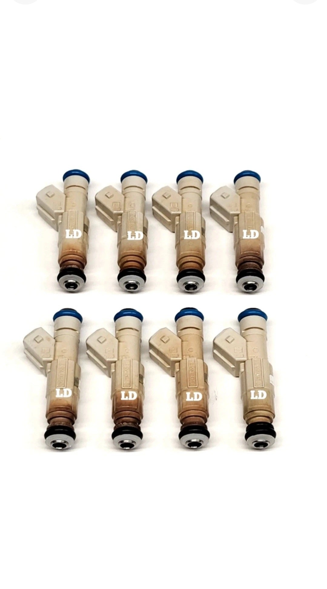 Set of 8 OEM Bosch 0280155811 / 24507495 / 24508208 34lb fuel injector ...